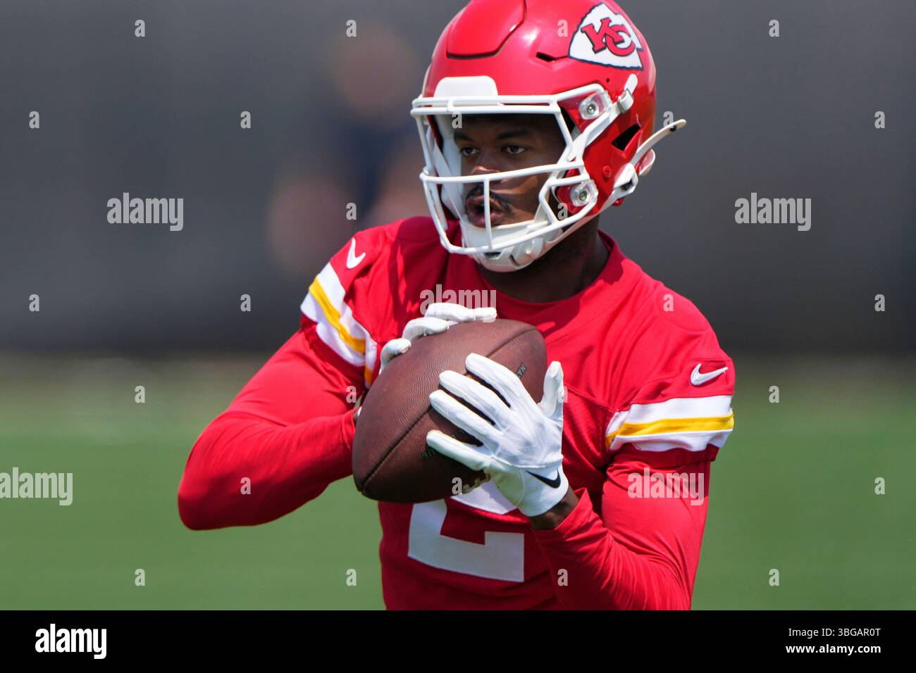 Kansas City Chiefs cornerback Joshua Williams catches a pass during the ...