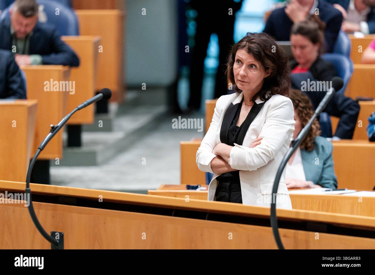 DEN HAAG, NETHERLANDS - JUNE 4: Esther Ouwehand (PvdD) during the ...