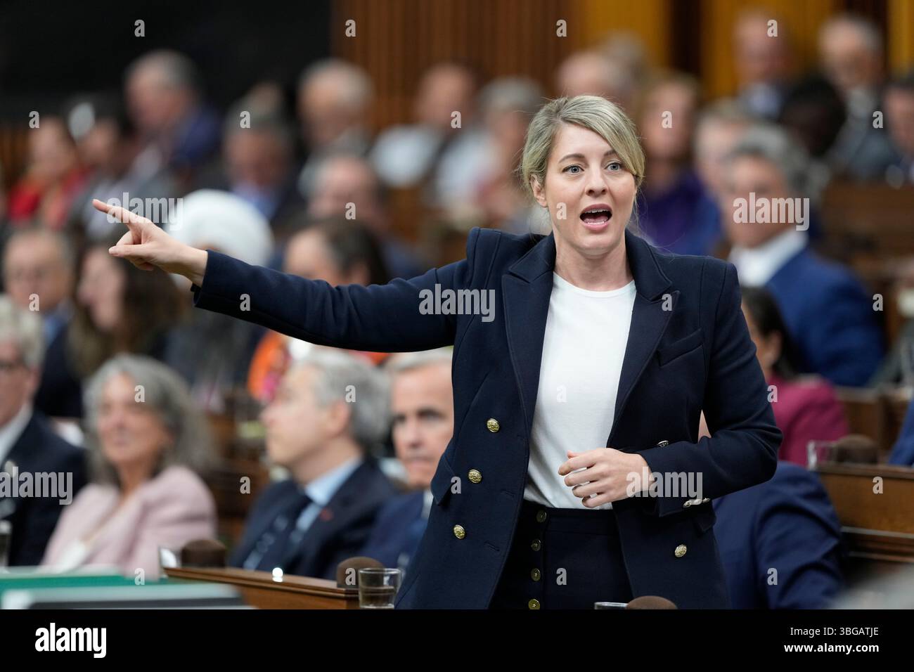 Ottawa, Canada. 04th June, 2025. Minister of Industry Melanie Joly ...