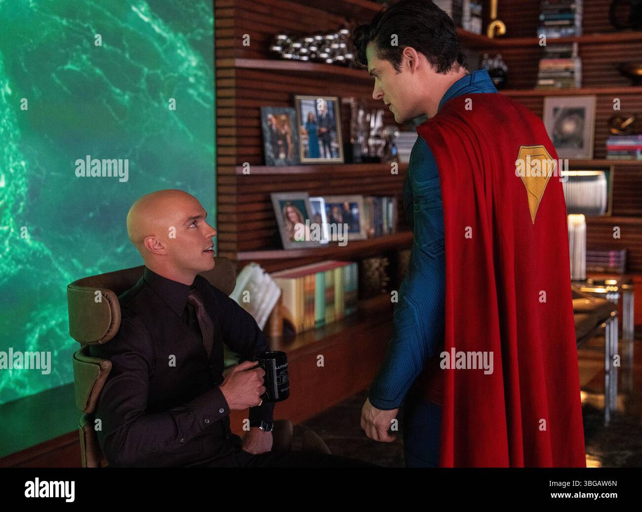 Superman (2025) NICHOLAS HOULT as Lex Luthor DAVID CORENSWET as ...