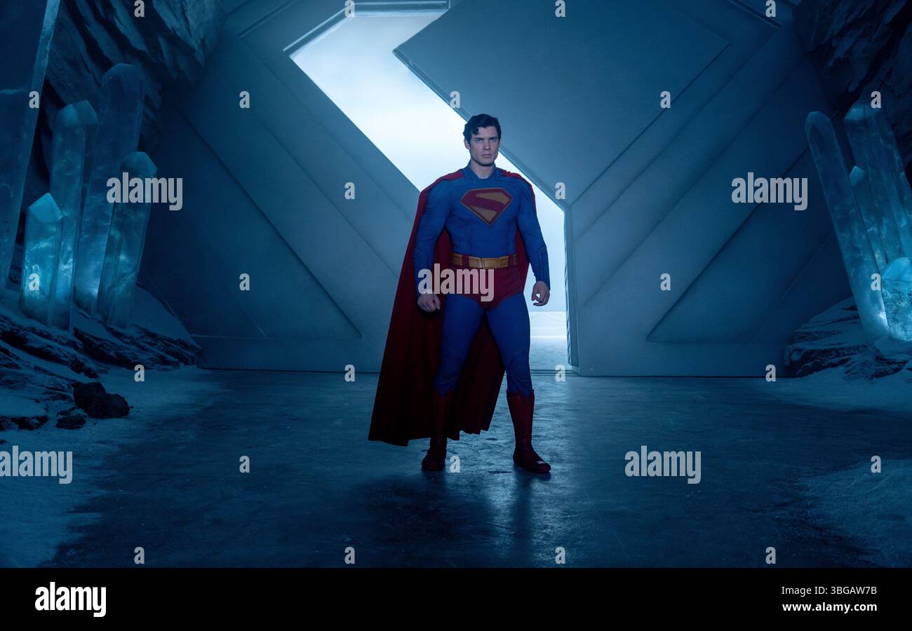 Superman (2025) DAVID CORENSWET as Superman *Filmstill - Editorial Use ...