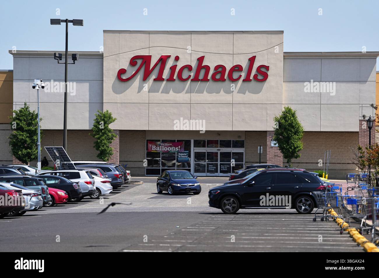 Shown is a Michaels retail location in Philadelphia, Wednesday, June 4 ...
