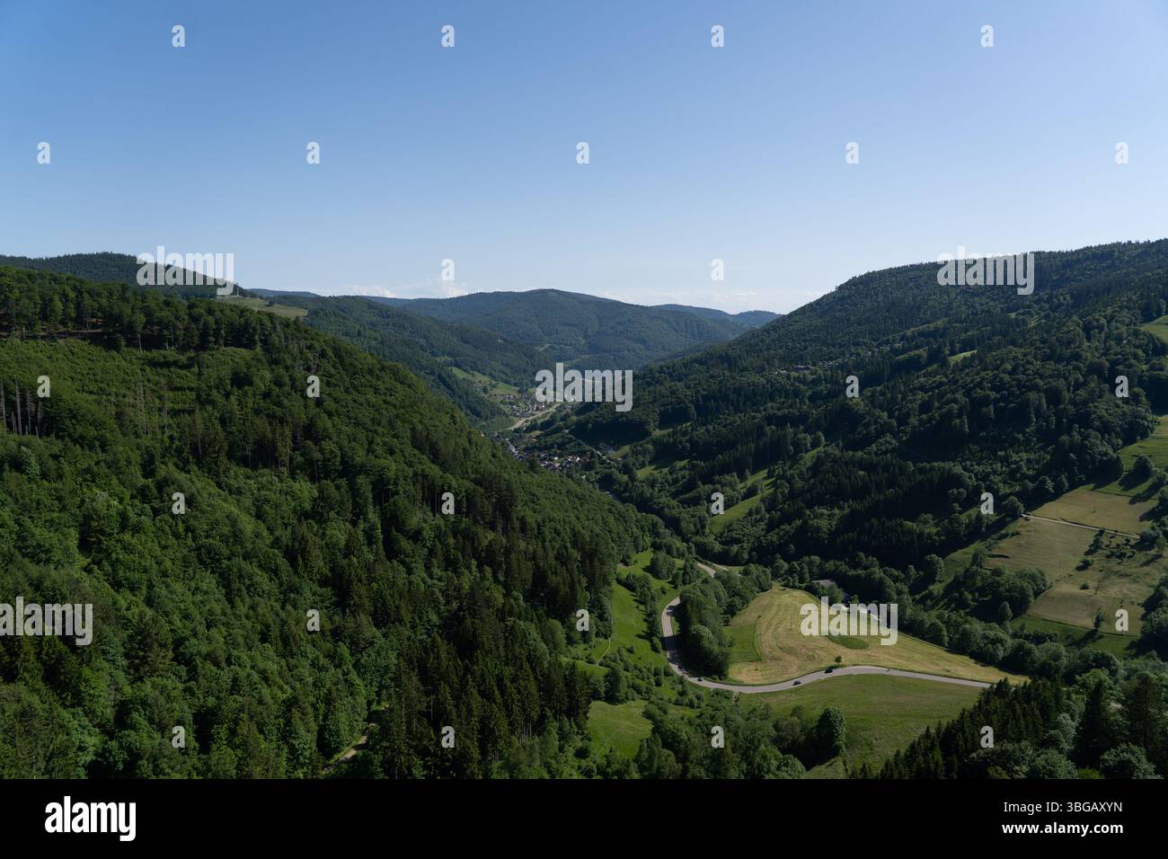 Panoramic view valley from hi-res stock photography and images - Alamy