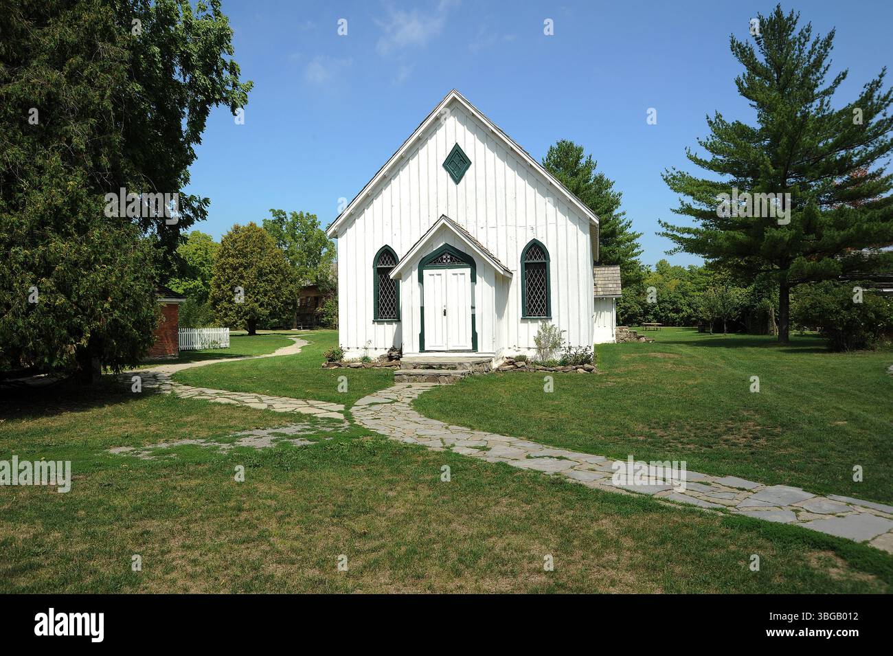 The Church at Ball's Falls Conservation Area Stock Photo - Alamy