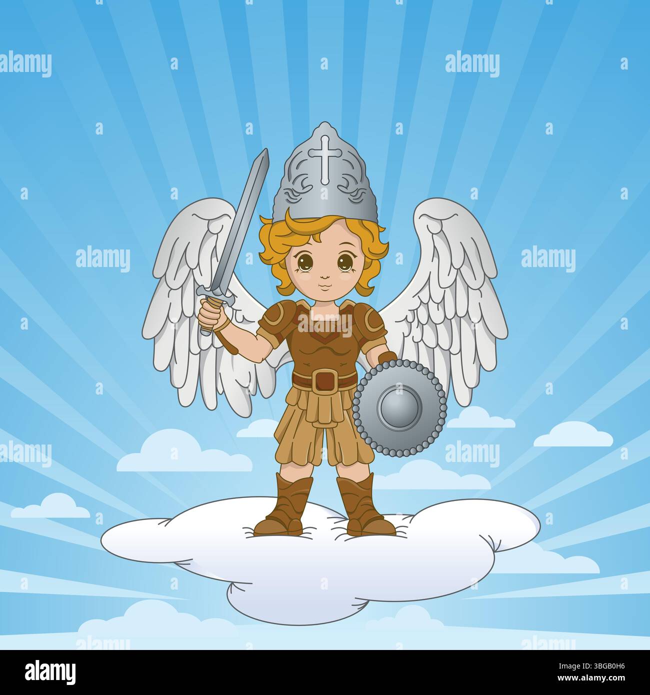 Saint michael archangel church Stock Vector Images - Alamy