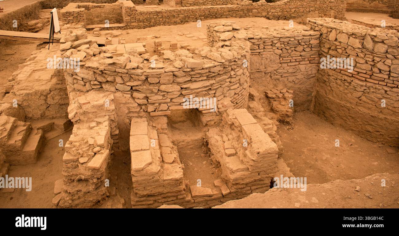 Ruins of mausoleum at Viminacium site near Kostolac, Serbia. Viminacium ...