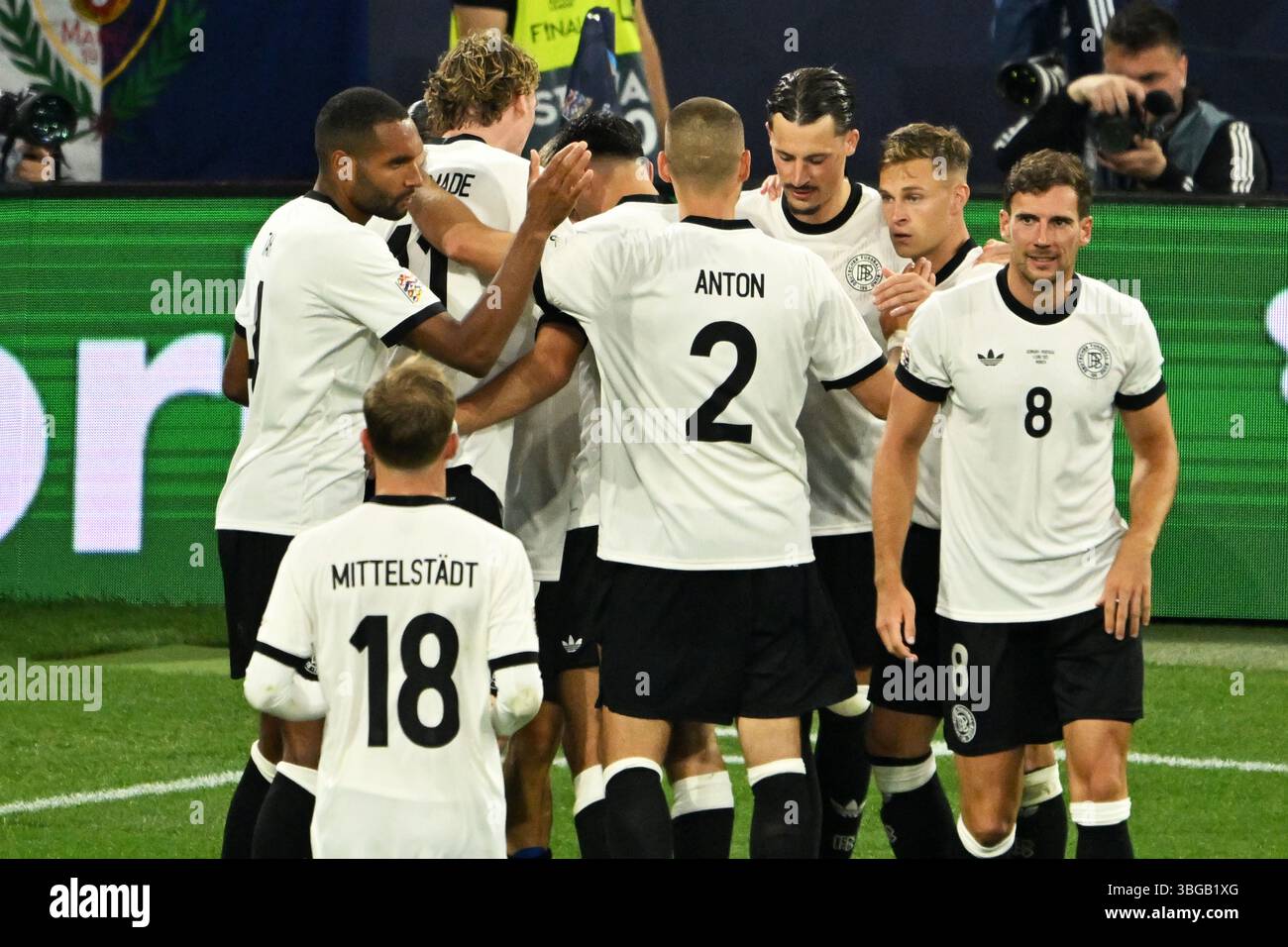 Munich, Germany. 04th June, 2025. Soccer: Nations League A, Germany ...