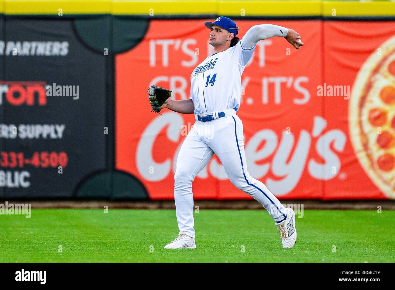 May 29, 2025 - Omaha, NE U.S. - Omaha Storm Chasers right fielder Jac ...