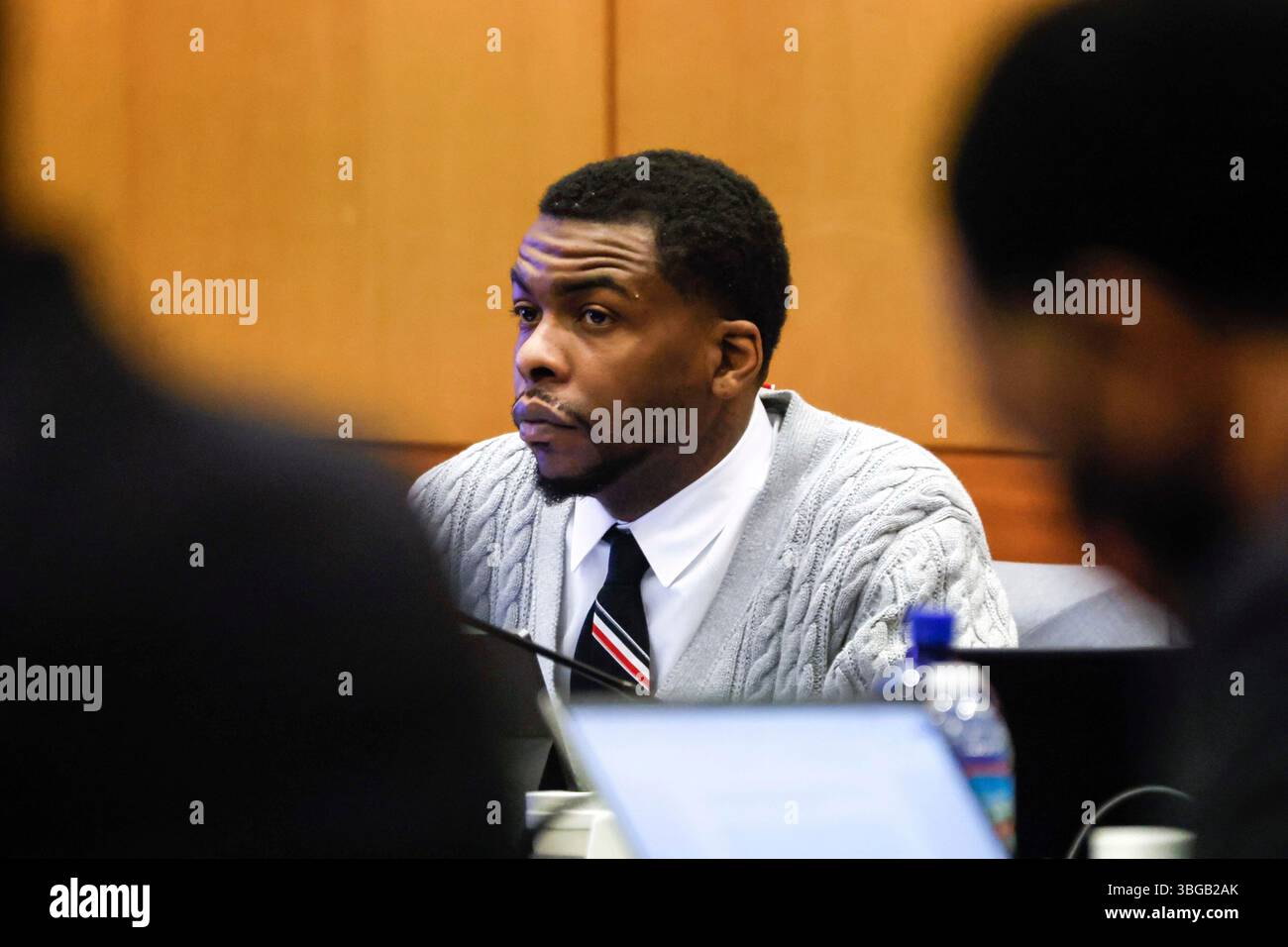 FILE - Defendant Deamonte Kendrick appears for the Young Thug trial at ...