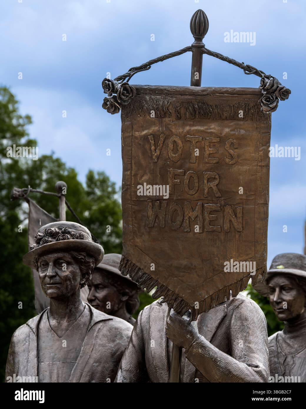 Tennessee Woman Suffrage Monument Stock Photo - Alamy