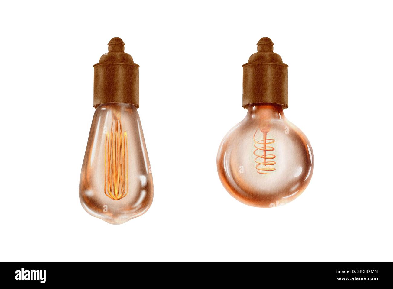 Vintage garland incandescent light Cut Out Stock Images & Pictures - Alamy