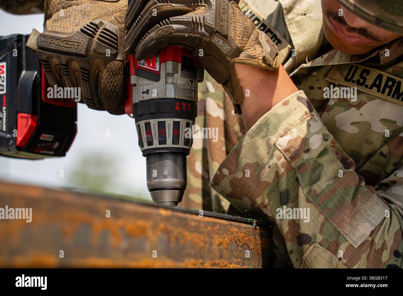 U.S. Army Spc. Jacob Hibbert, an allied trades specialist with the ...