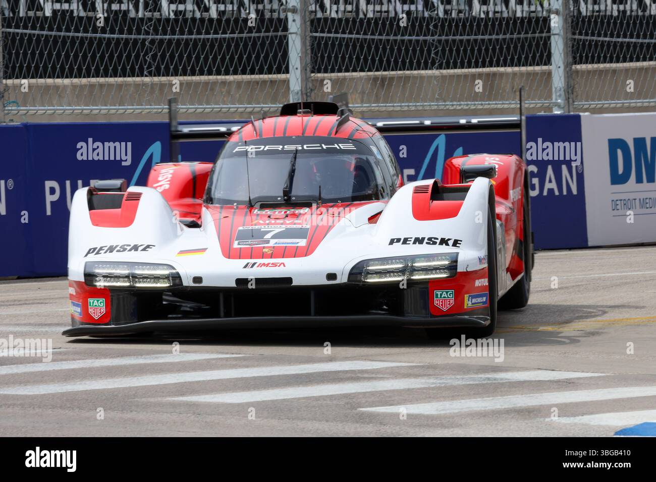 May 30th, 2025: Porshe Penske Motorsport driver Felipe Nasr (7) drives during practice session ...