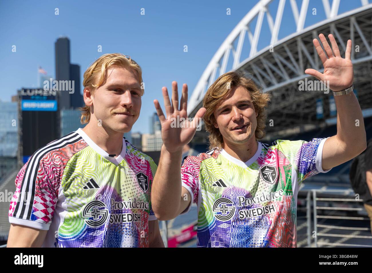 Seattle, Seattle, USA. 3rd June, 2025. Seattle S Sounders players PEDRO ...