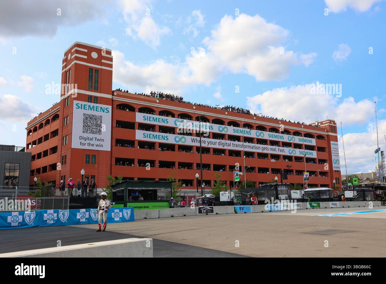 May 31st, 2025: Fans watch during the Detroit Grand Prix Chevrolet ...