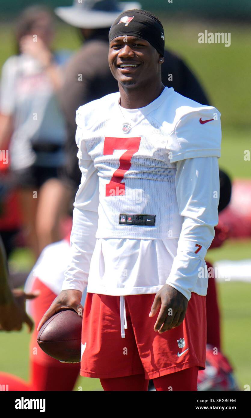 Tampa Bay Buccaneers running back Bucky Irving during an NFL football ...