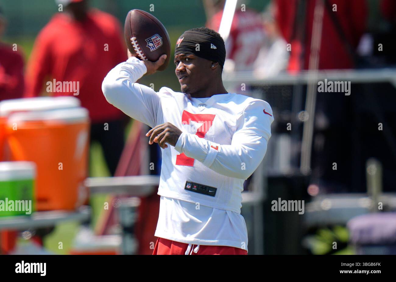 Tampa Bay Buccaneers running back Bucky Irving during an NFL football ...