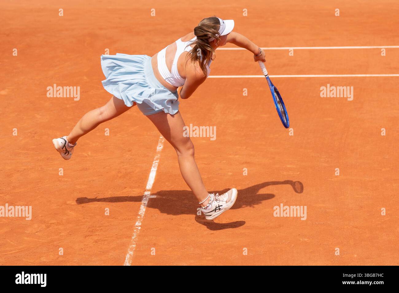 PARIS, FRANCE - JUNE 2: Kali Supova of Slovakia during the French Open ...