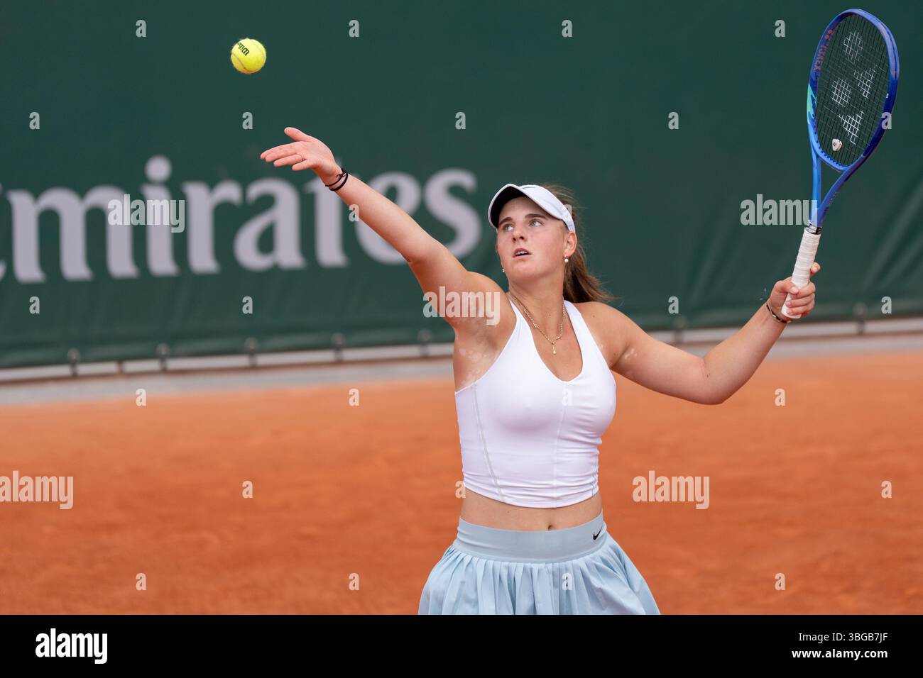 PARIS, FRANCE - JUNE 2: Kali Supova of Slovakia during the French Open ...