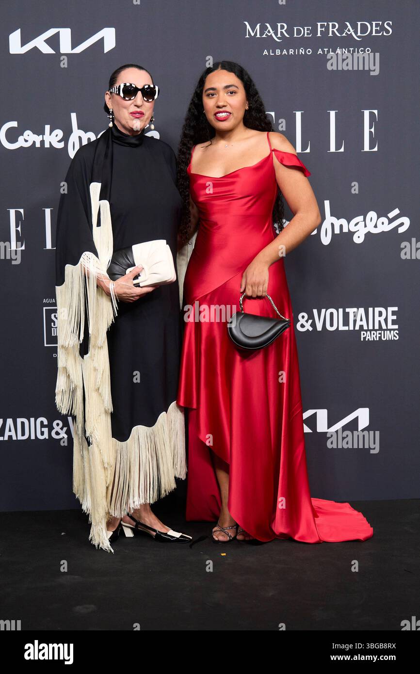 Madrid. Spain. 20250604, Rossy de Palma, Luna García (Leoni) attends ...