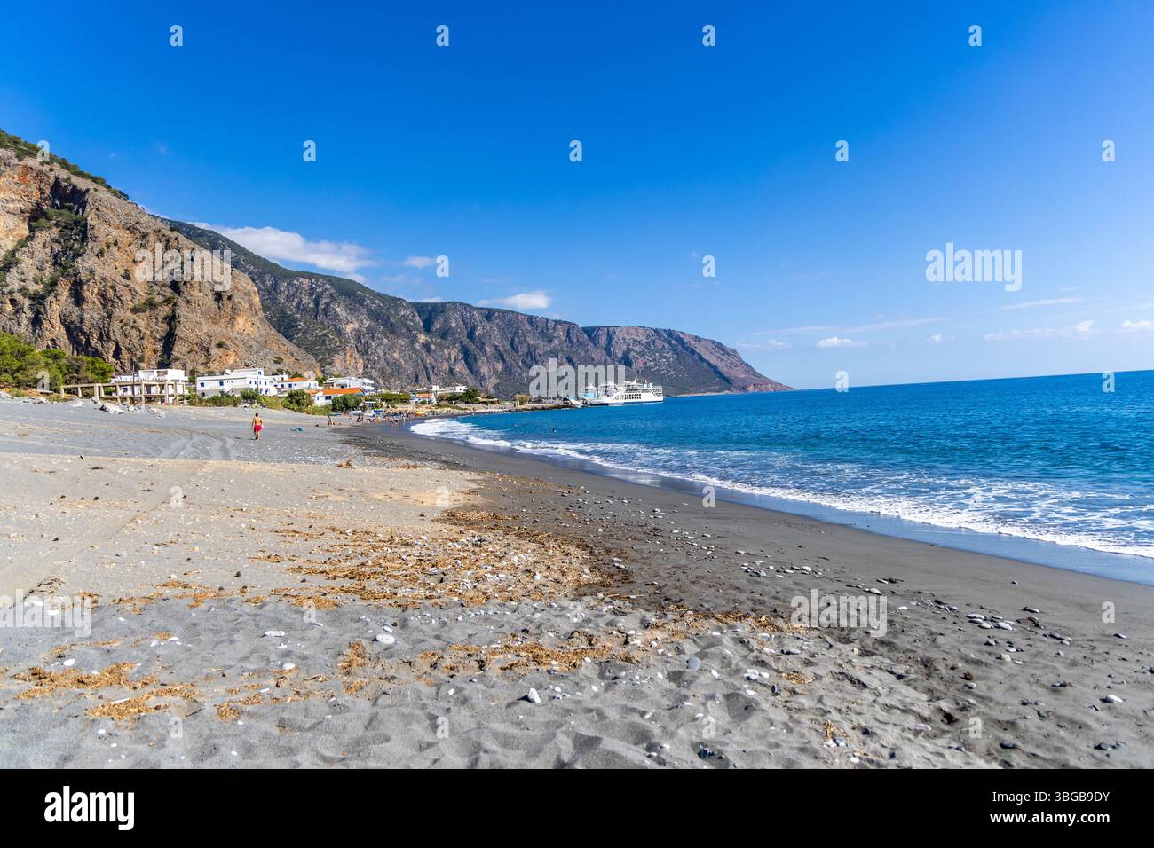 Crete, Greece - October 18, 2024: Tranquil Agia Roumeli village on the ...