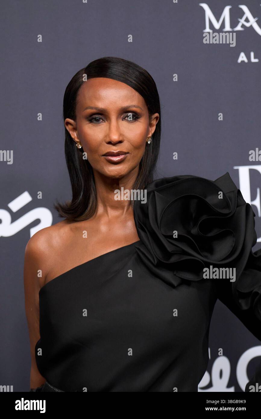 June 4, 2025, Madrid, Madrid, Spain: Iman attends ELLE Style Awards at ...
