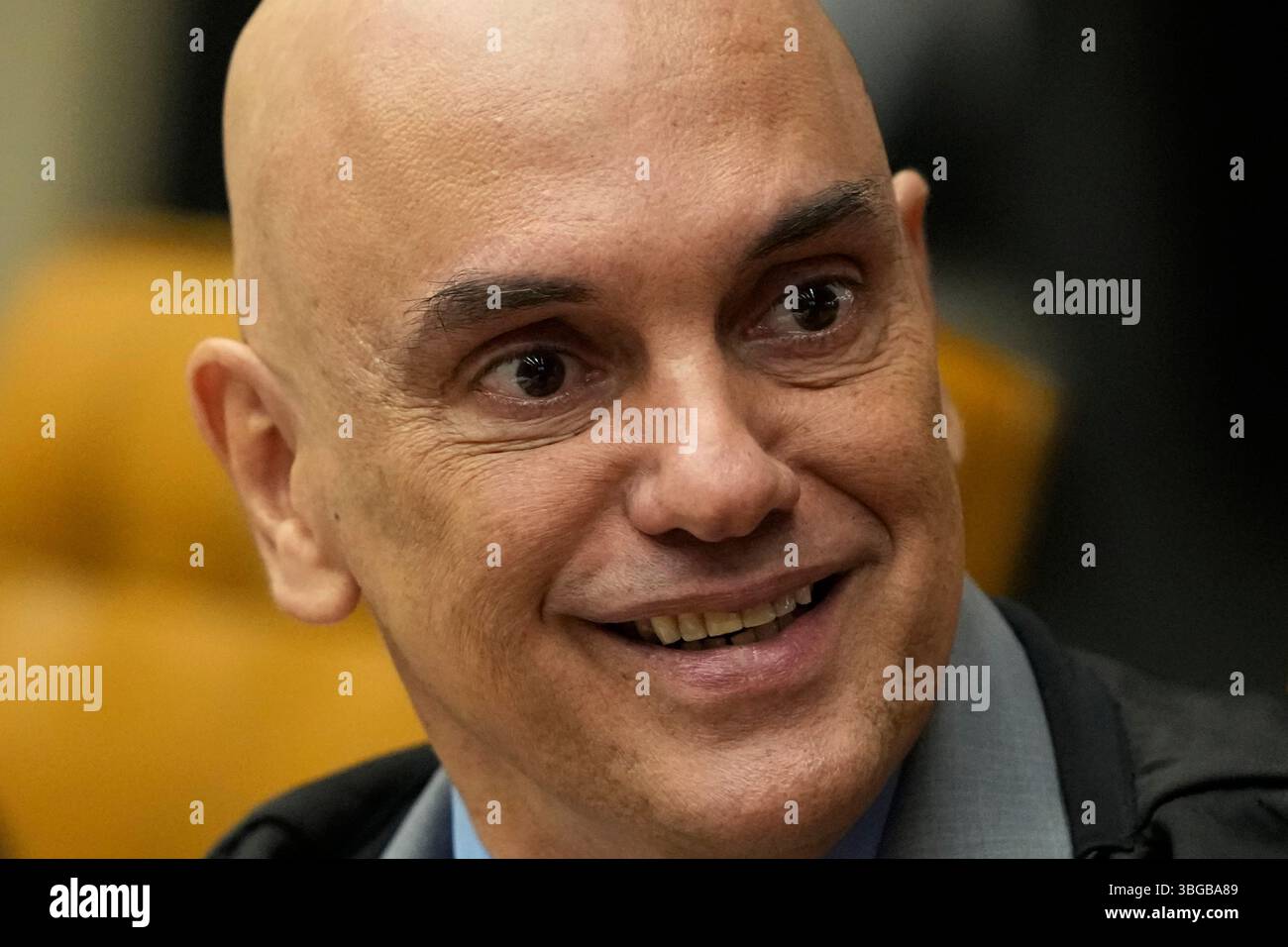 Supreme Court Justice Alexandre de Moraes attends the court’s ...