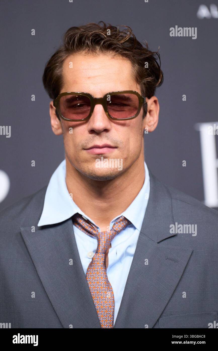 June 4, 2025, Madrid, Madrid, Spain: Martino Rivas attends ELLE Style ...