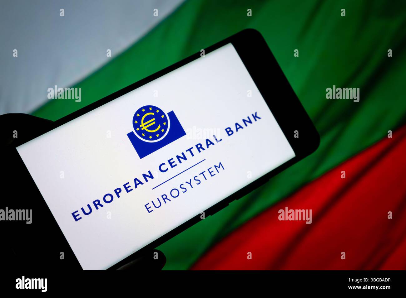CHONGQING, CHINA - JUNE 4, 2025 - An illustration shows the The European Central Bank LOGO ...