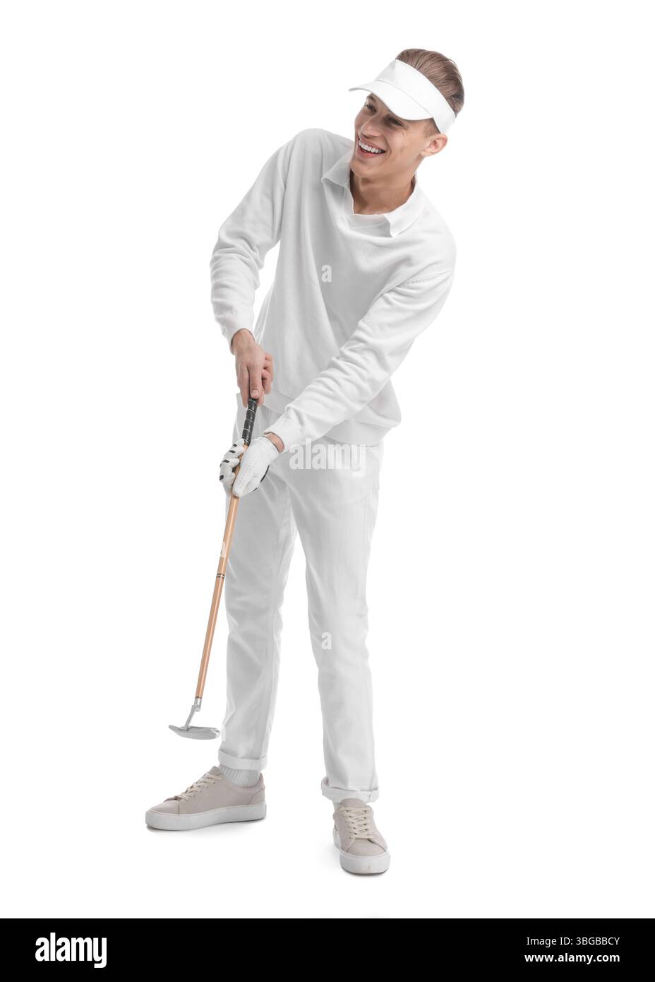 Golf course training man Cut Out Stock Images & Pictures - Alamy