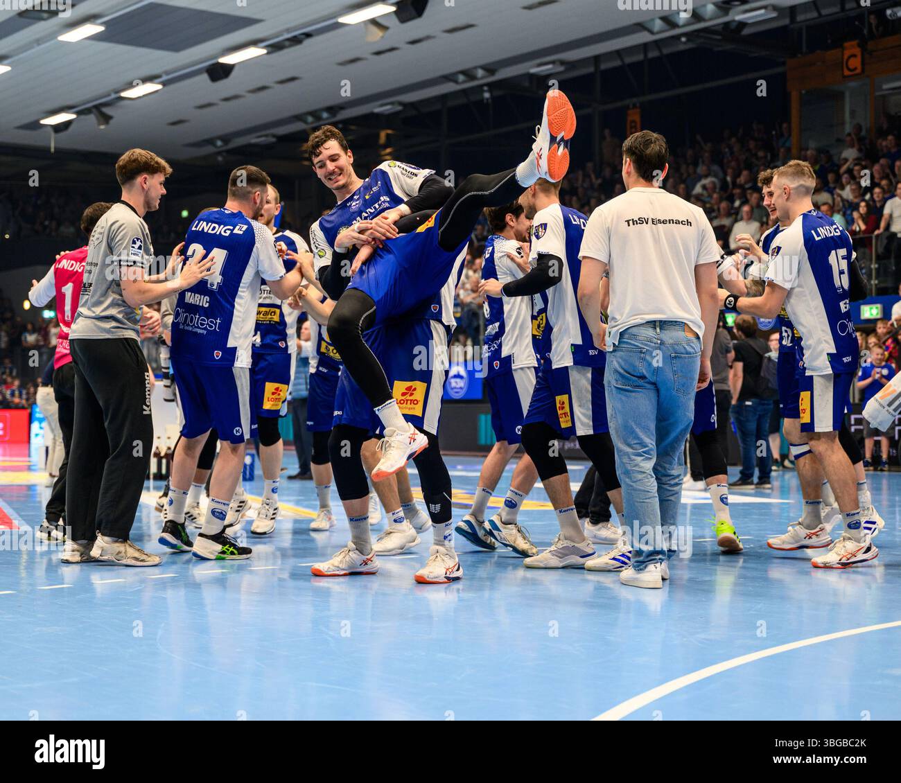 Eisenach, Deutschland. 30th May, 2025. Philipp Meyer (ThSV Eisenach, #27), GER, ThSV Eisenach ...