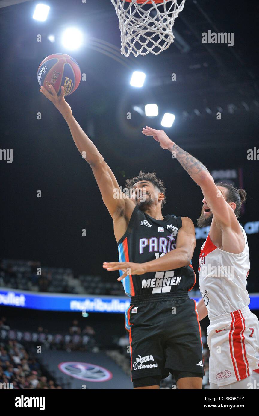 Maodo Lo from Paris Basketball during the French championship, Betclic ...