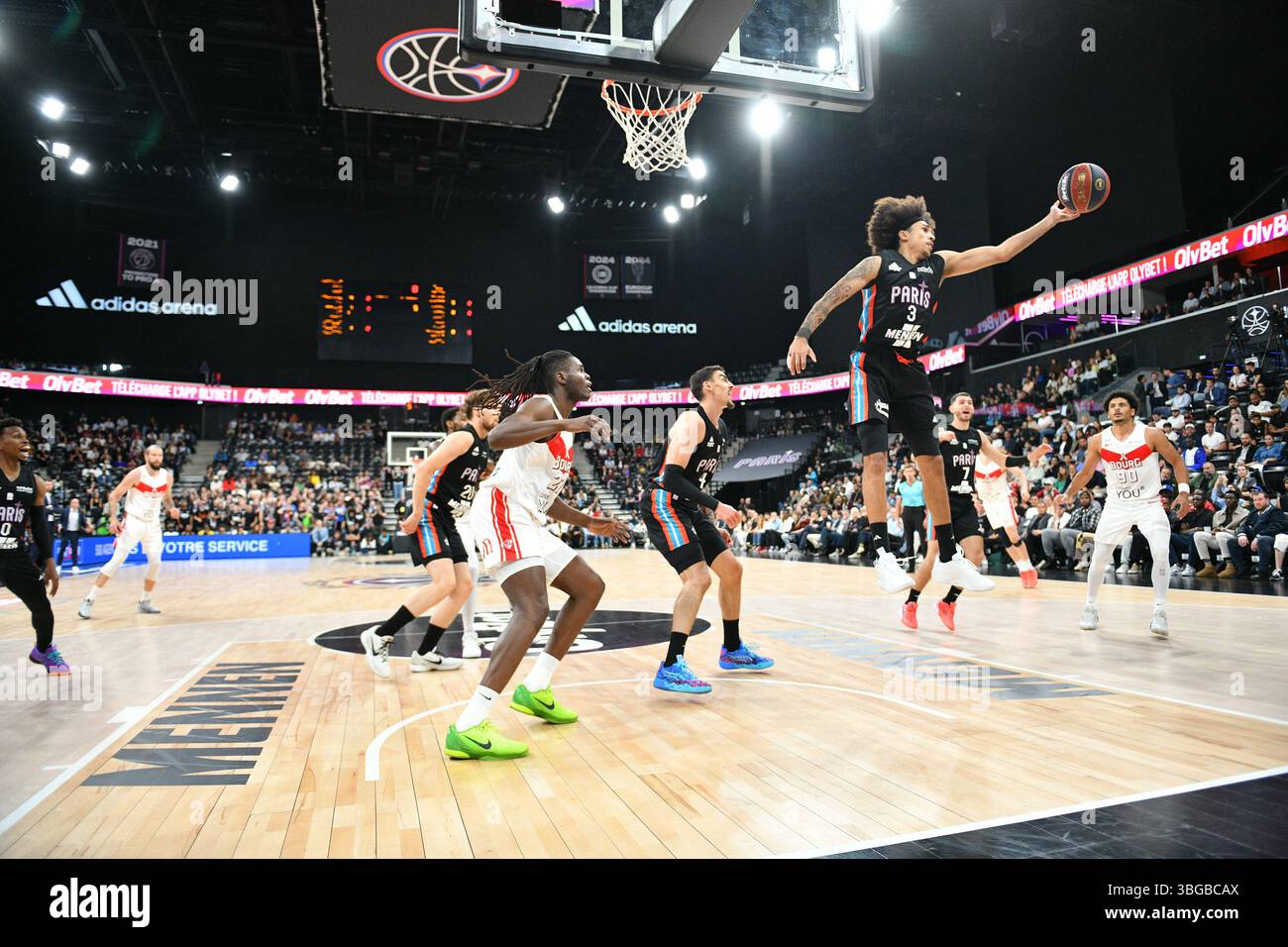 Tyson Ward from Paris Basketball during the French championship ...