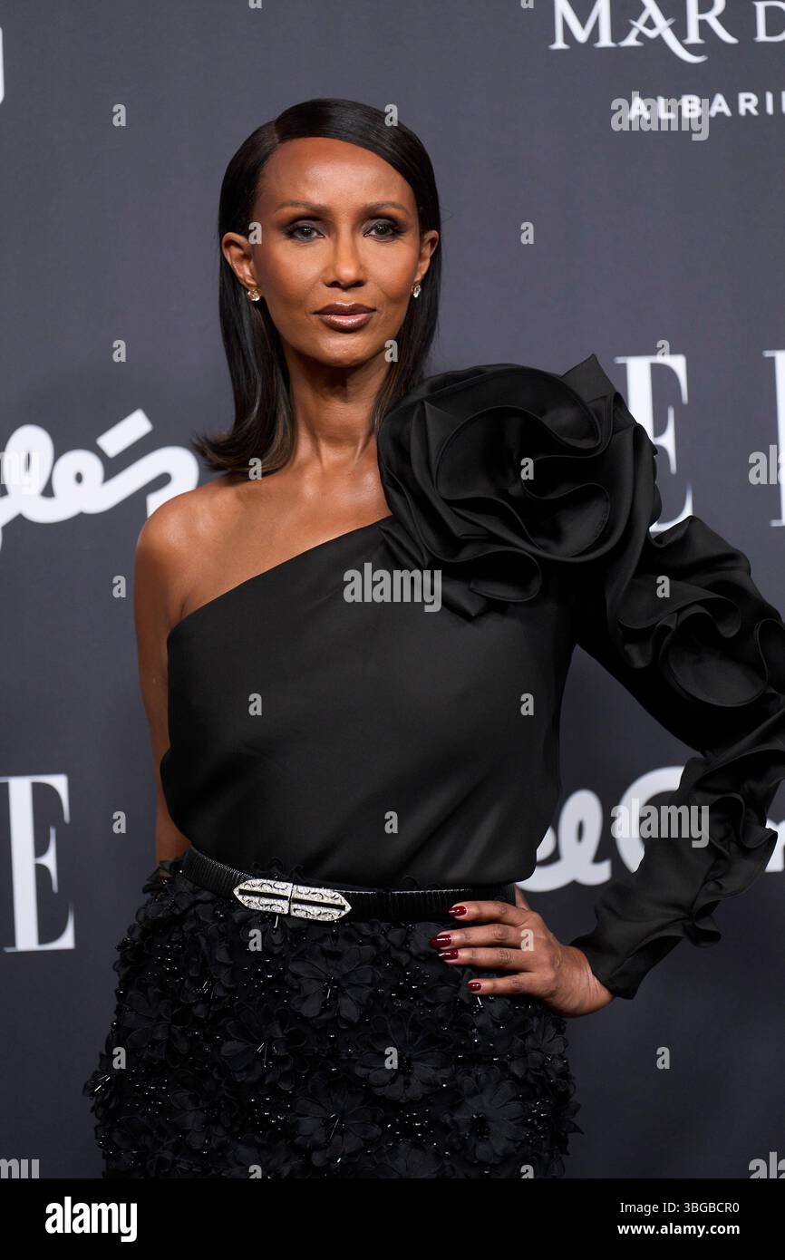 Iman attends ELLE Style Awards at Royal Theatre on June 4, 2025 in ...
