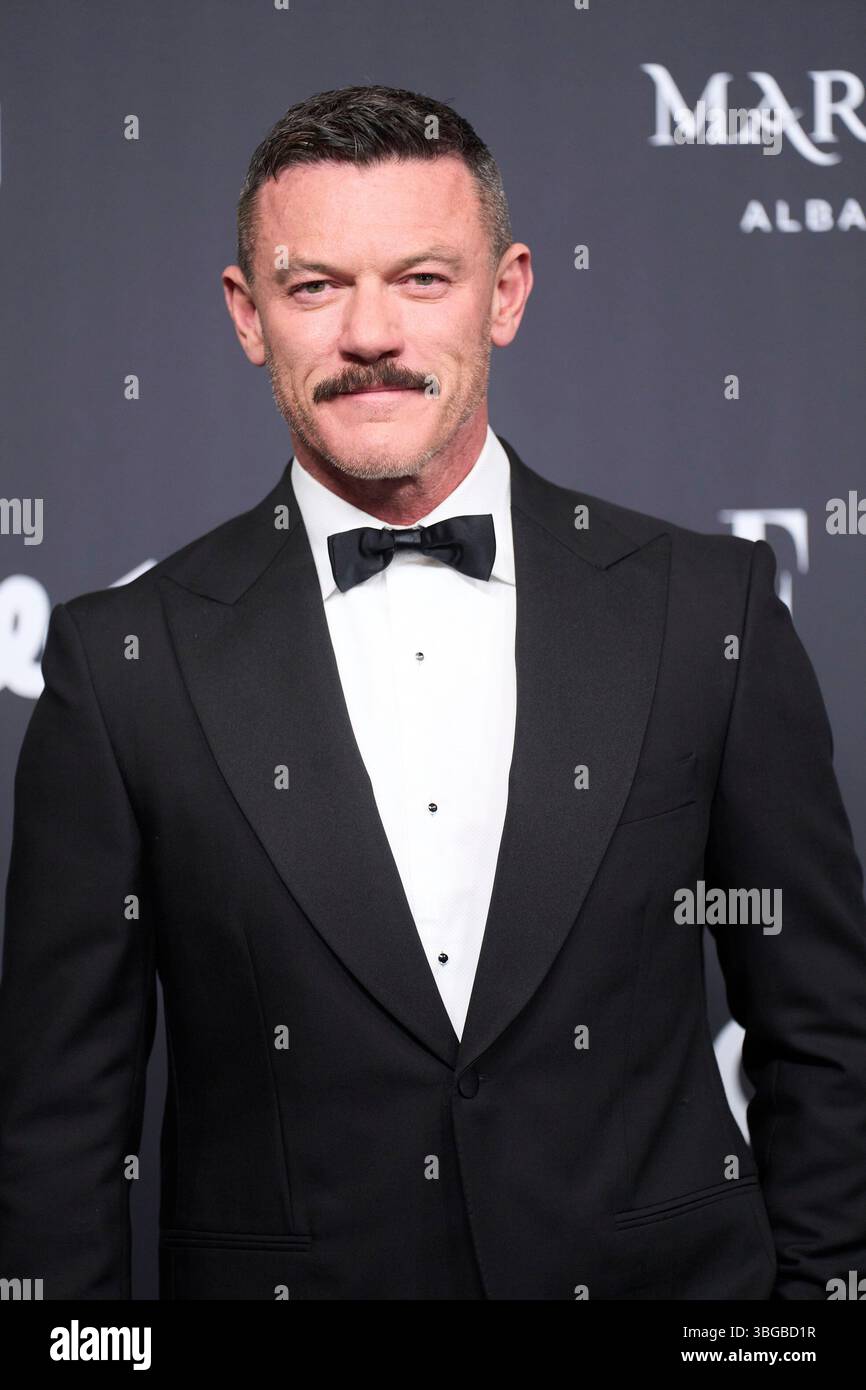Luke Evans attends ELLE Style Awards at Royal Theatre on June 4, 2025 ...