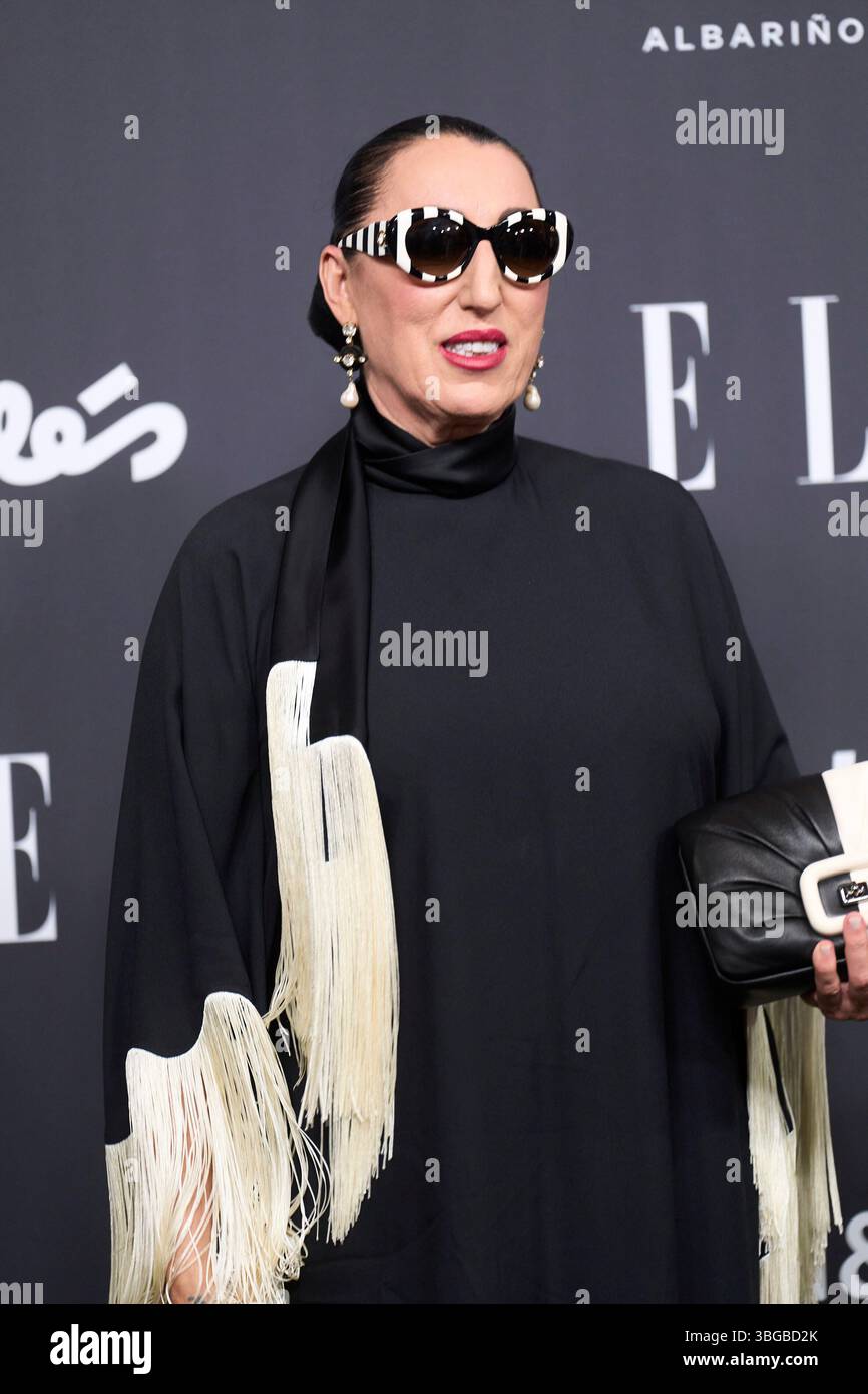 Rossy de Palma attends ELLE Style Awards at Royal Theatre on June 4 ...