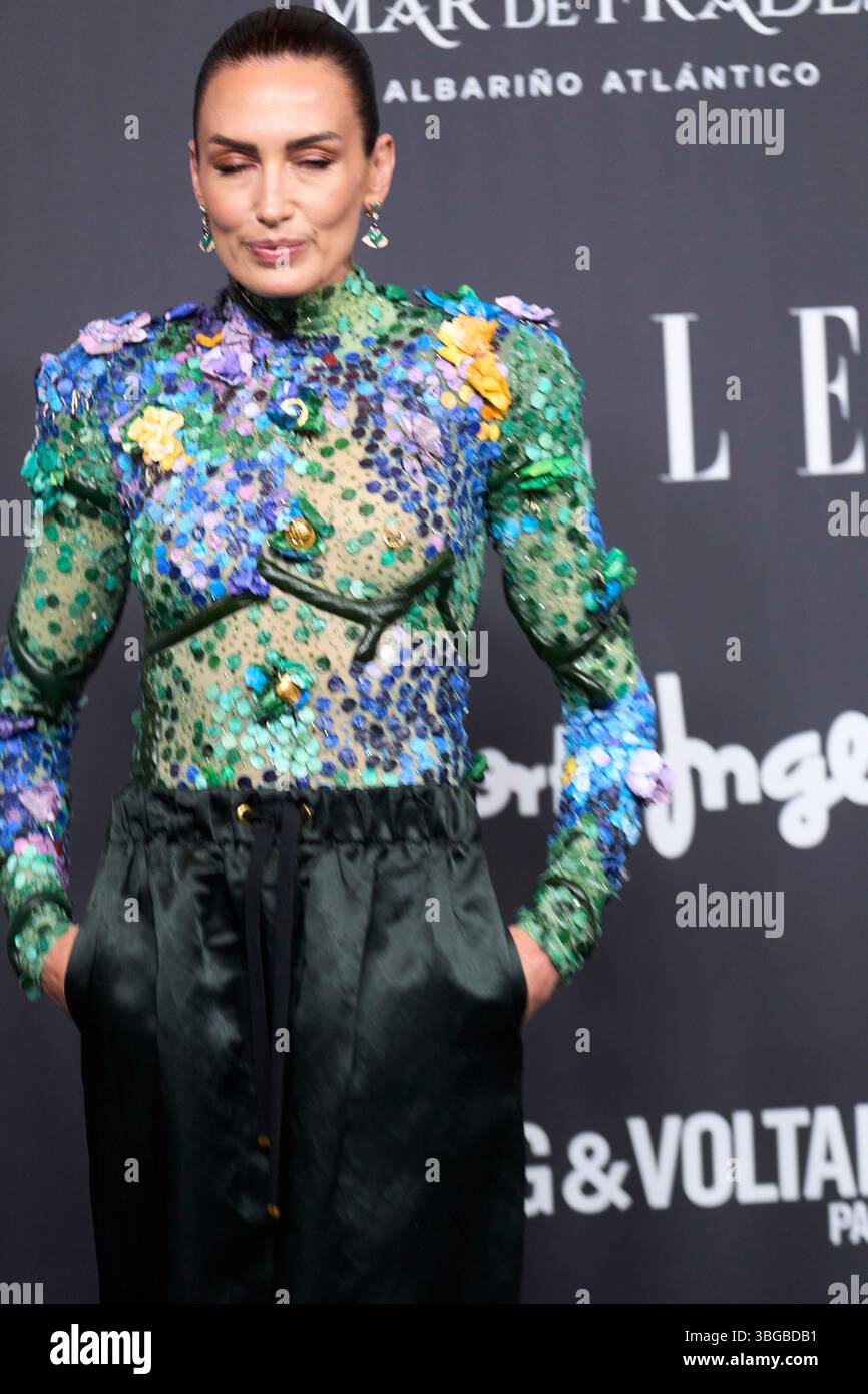 Nieves Alvarez attends ELLE Style Awards at Royal Theatre on June 4, 2025 in Madrid, Spain Stock ...