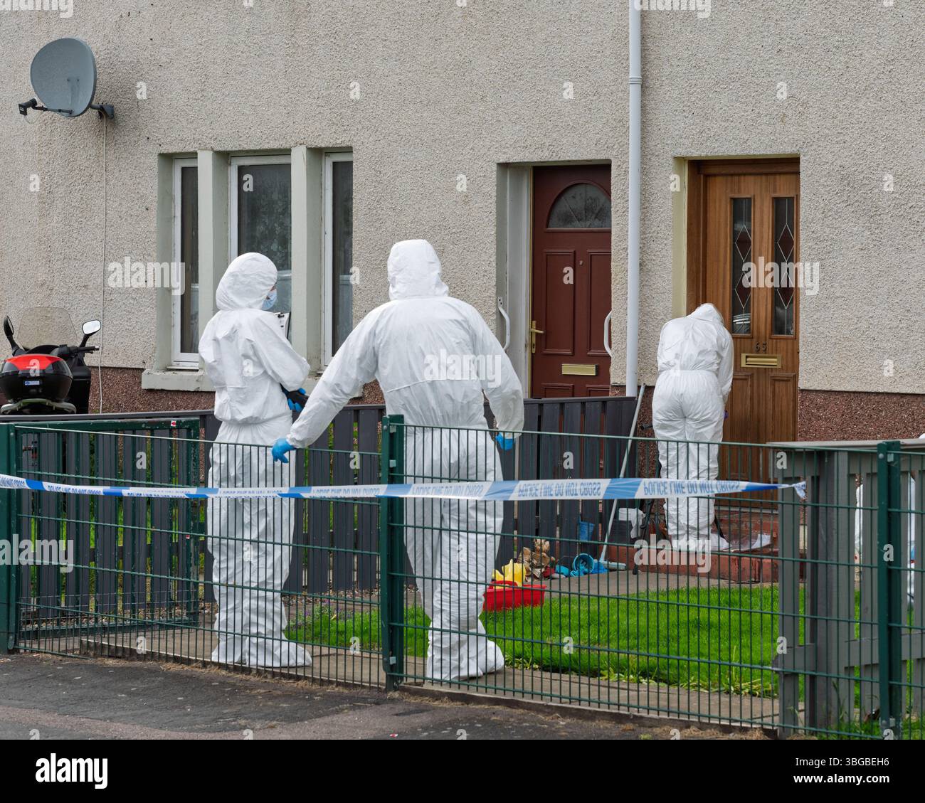 2 June 2025. Craigton Avenue,Inverness,Scotland. This is the Police ...