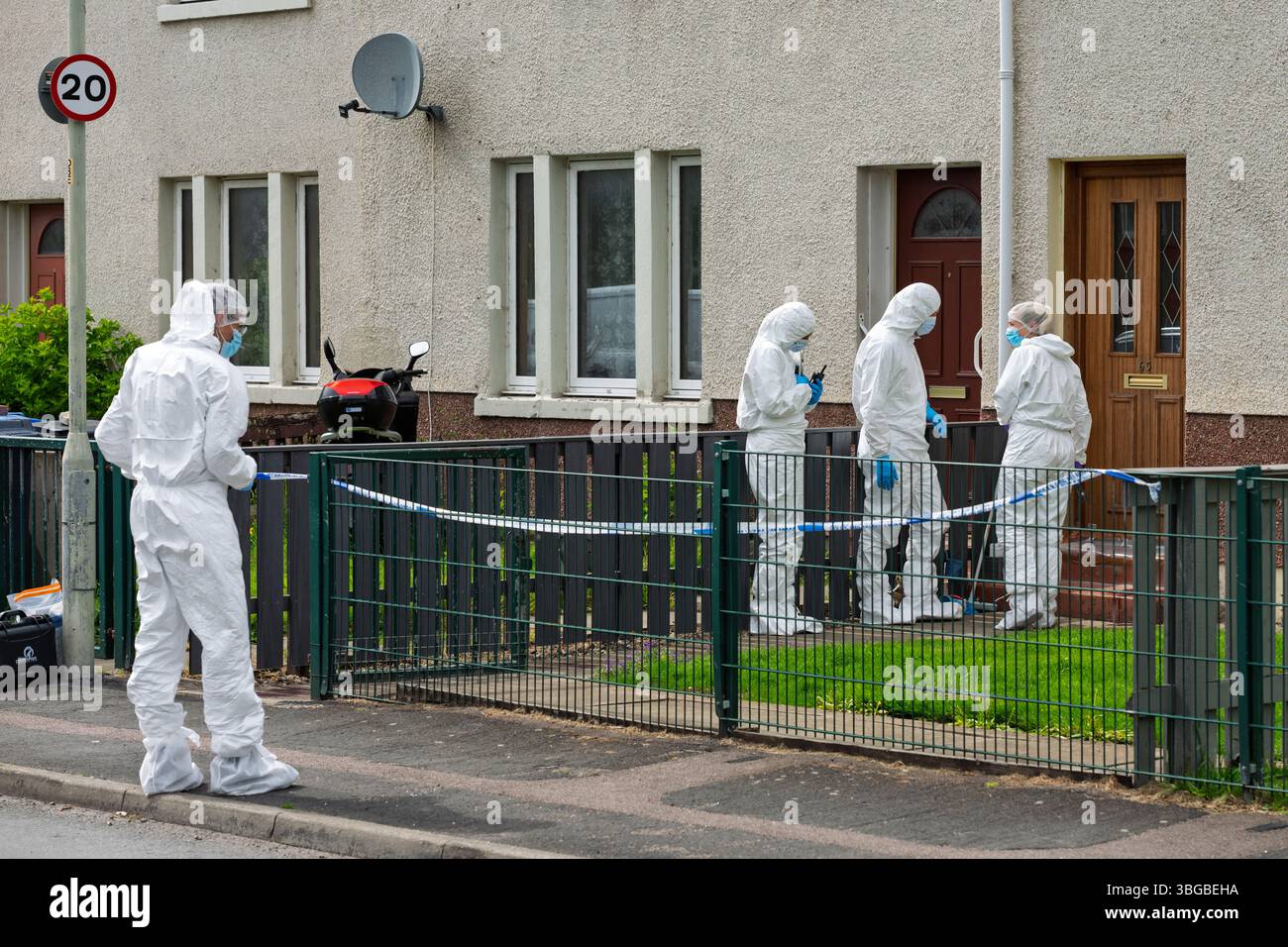 2 June 2025. Craigton Avenue,Inverness,Scotland. This is the Police ...