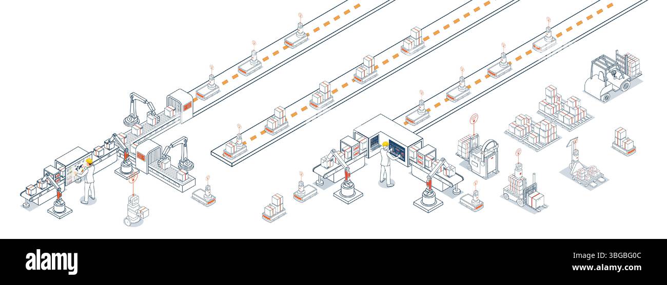 Smart Warehouse Technology and Industry 4.0. Utilizing AGVs and AMRs for efficient automated ...