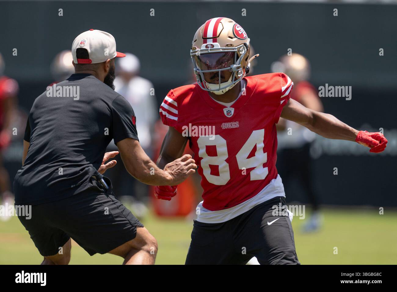 June 4, 2025; Santa Clara, CA, USA; San Francisco 49ers wide receiver ...