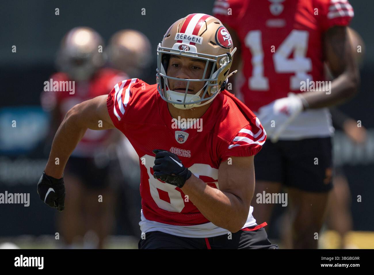 June 4, 2025; Santa Clara, CA, USA; San Francisco 49ers wide receiver ...