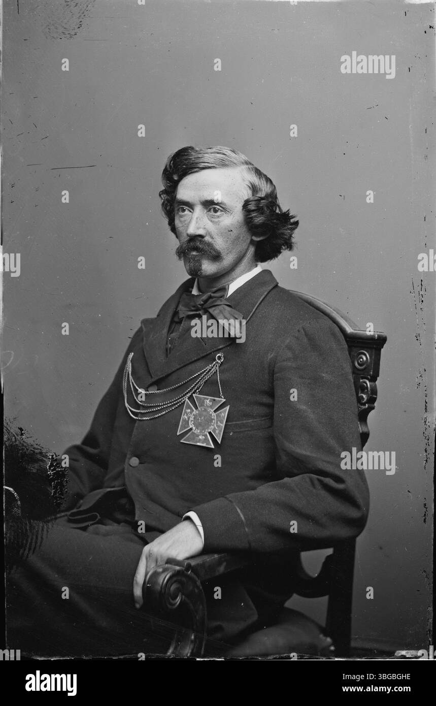 Photo portrait of United States James Adelbert Mulligan of the Illinois ...