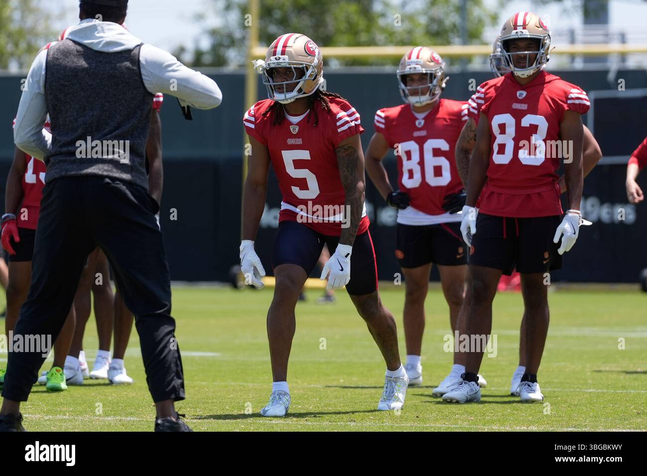 San Francisco 49ers wide receiver Demarcus Robinson (5), wide receiver ...