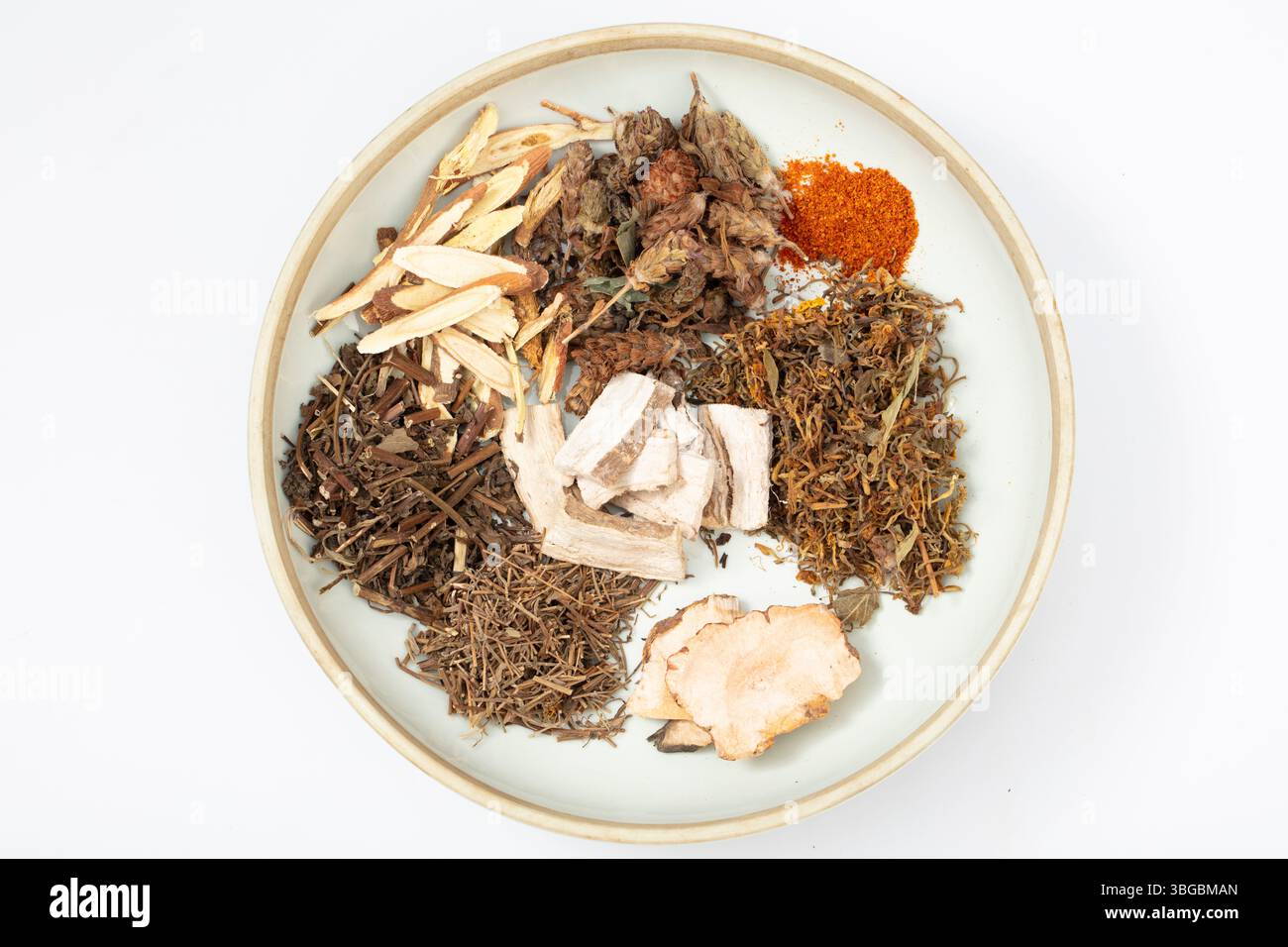 Traditional Chinese herbal tea ingredients Stock Photo - Alamy