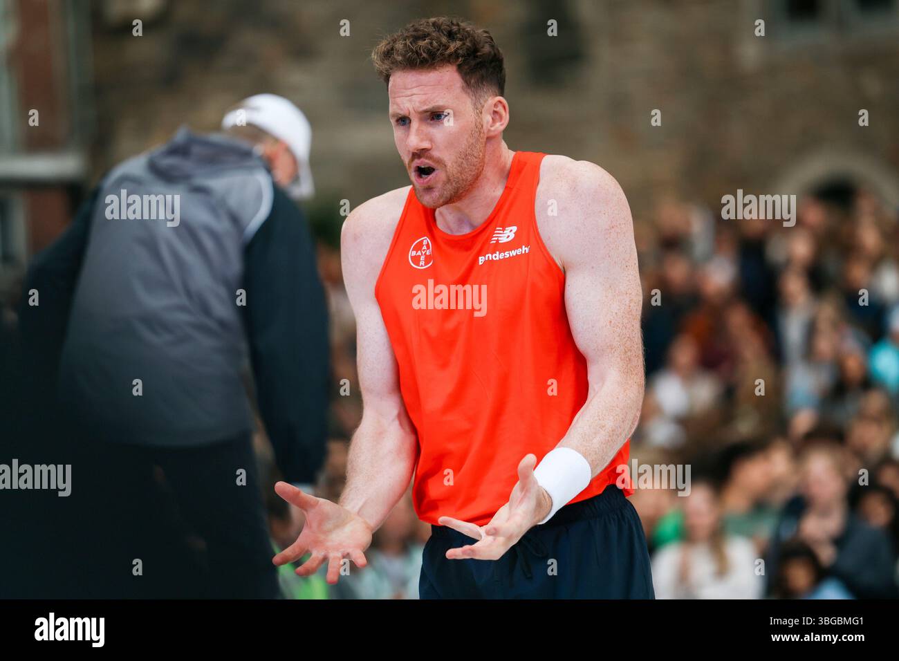 Blech Torben (TSV Bayer 04 Leverkusen) am 04.06.2025 beim NetAachen Domspringen 2025 auf dem ...