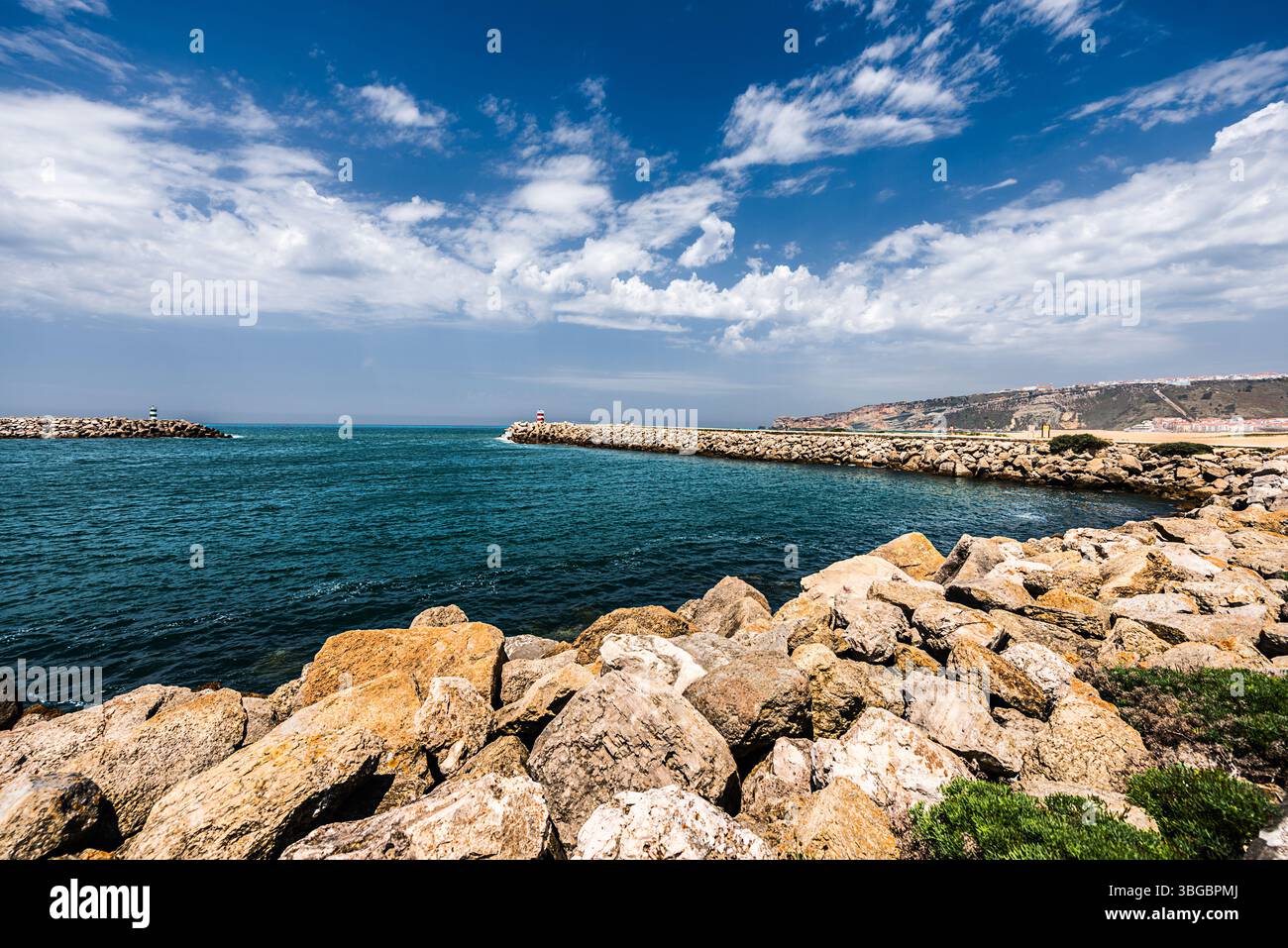 Nazare, Portugal May 12, 2022: This city was named after the Biblical ...