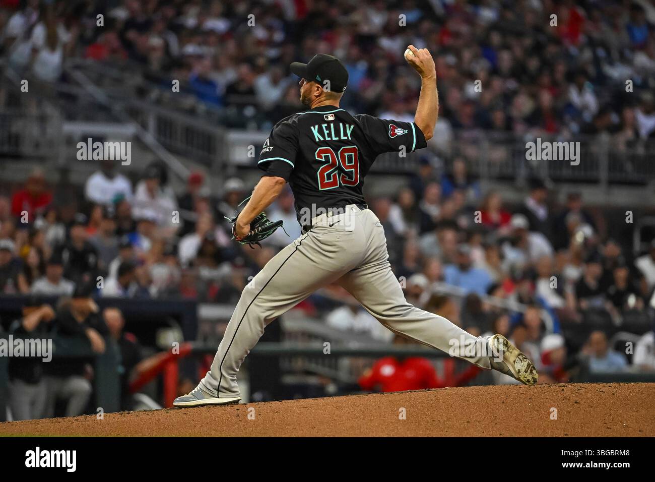 ATLANTA, GA - JUNE 04: Arizona Diamondbacks pitcher Merrill Kelly (29 ...