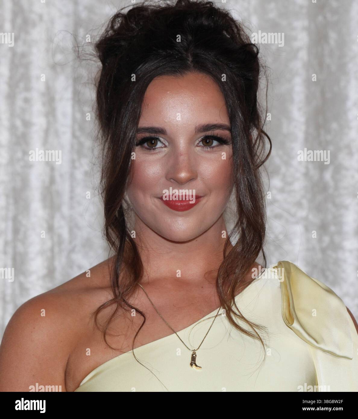 London, UK. Elle Mulvaney at the British Soap Awards 2025. Hackney Town Hall 31st May 2025. Ref ...