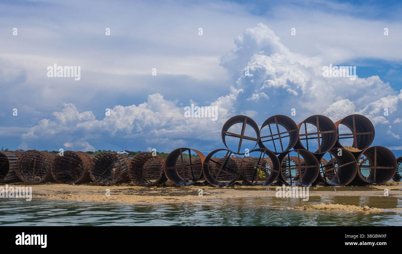 metal casing pipes of large diameter. They are used in bridge ...